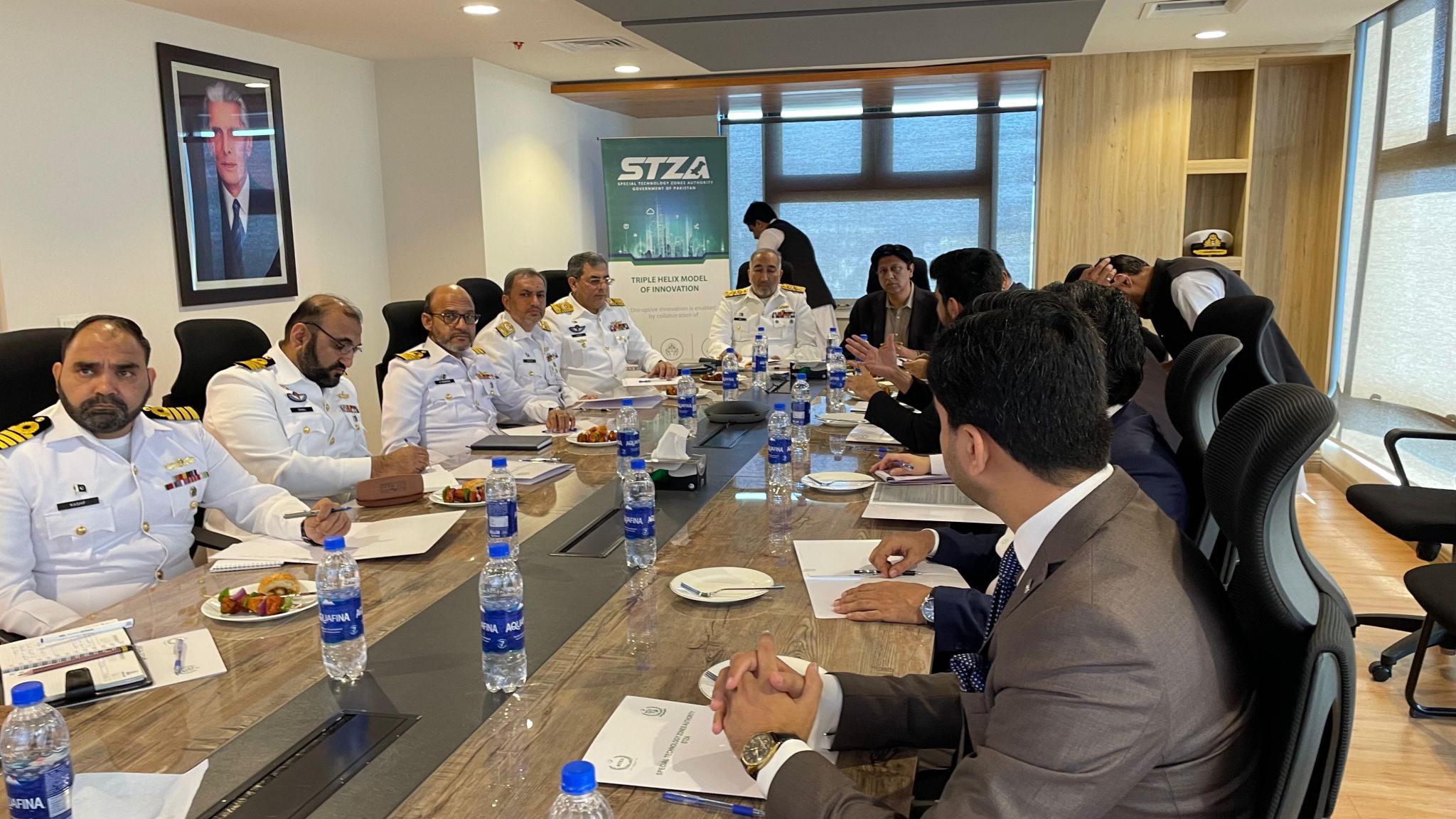 Pakistan Navy's Deputy Chief Visits STZA to Foster Technological ...